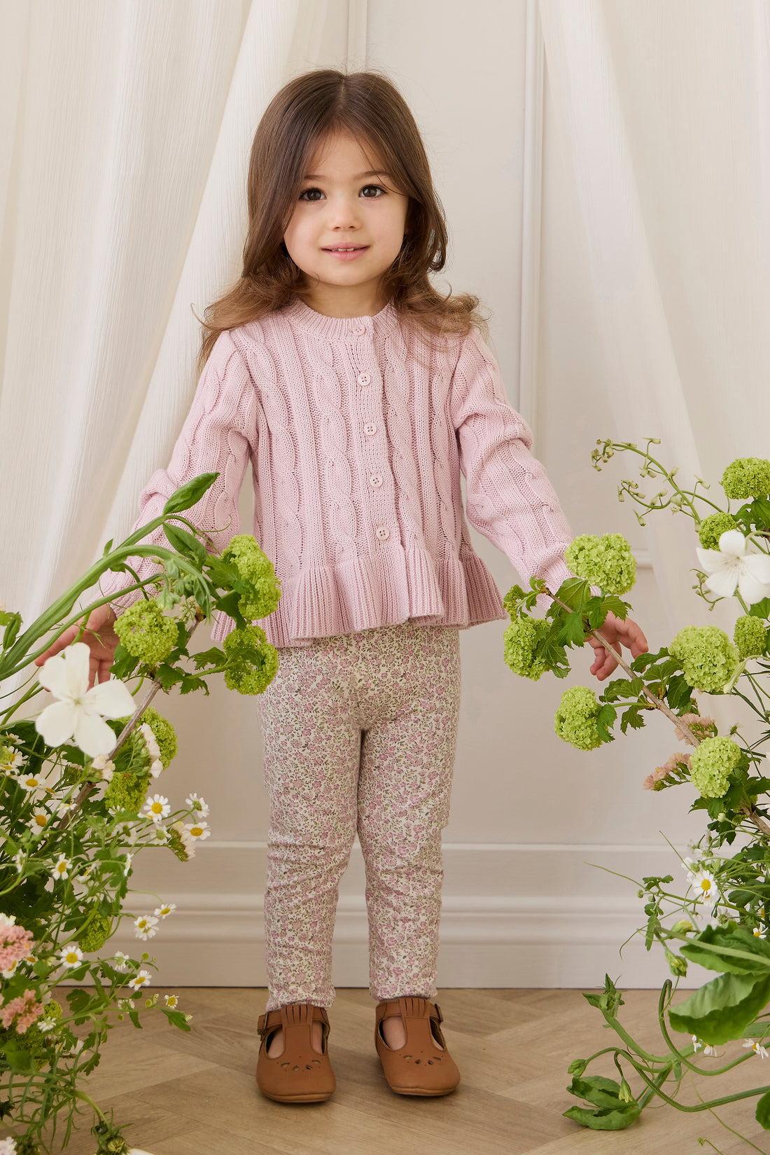 Organic Cotton Everyday Legging - Tully Mauve – Jamie Kay NZ