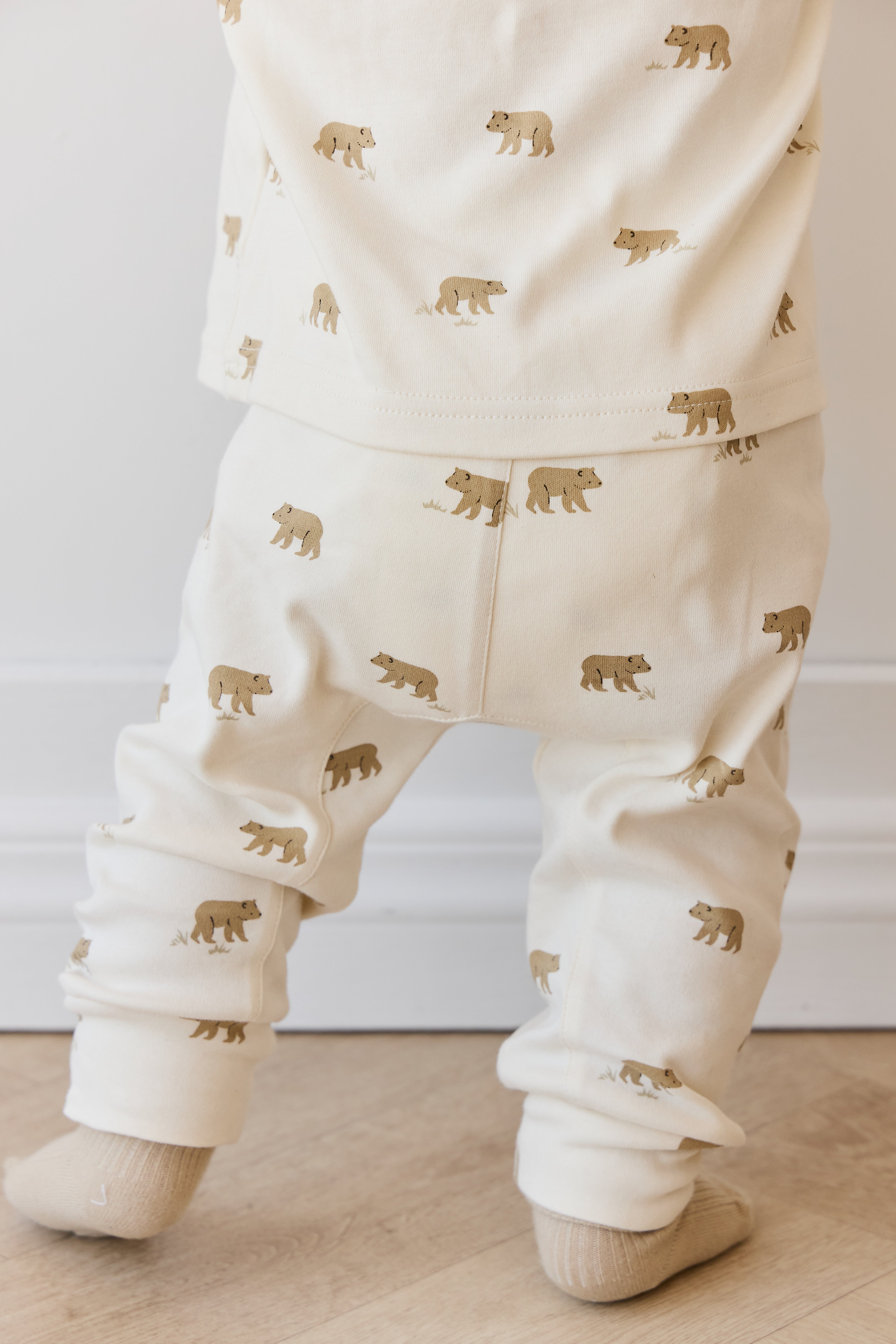 Pima Cotton Wesley Pant - Cub Walk Samoyed – Jamie Kay NZ