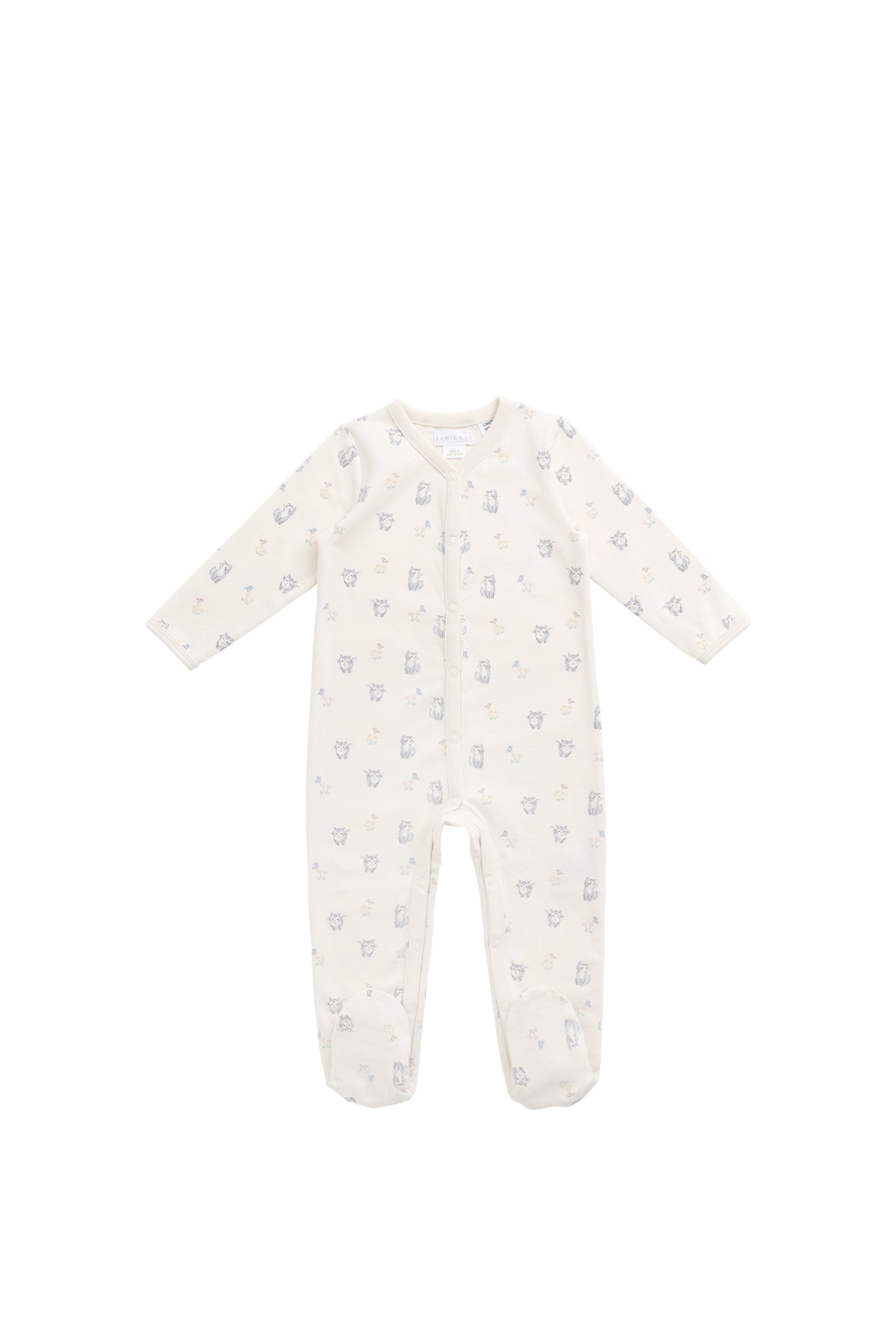 Organic Cotton Murphy Onepiece - Charlies Butterflies – Jamie Kay NZ