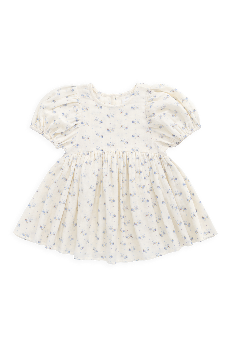 Organic Cotton Muslin Frannie Dress - Molly Blue – Jamie Kay NZ