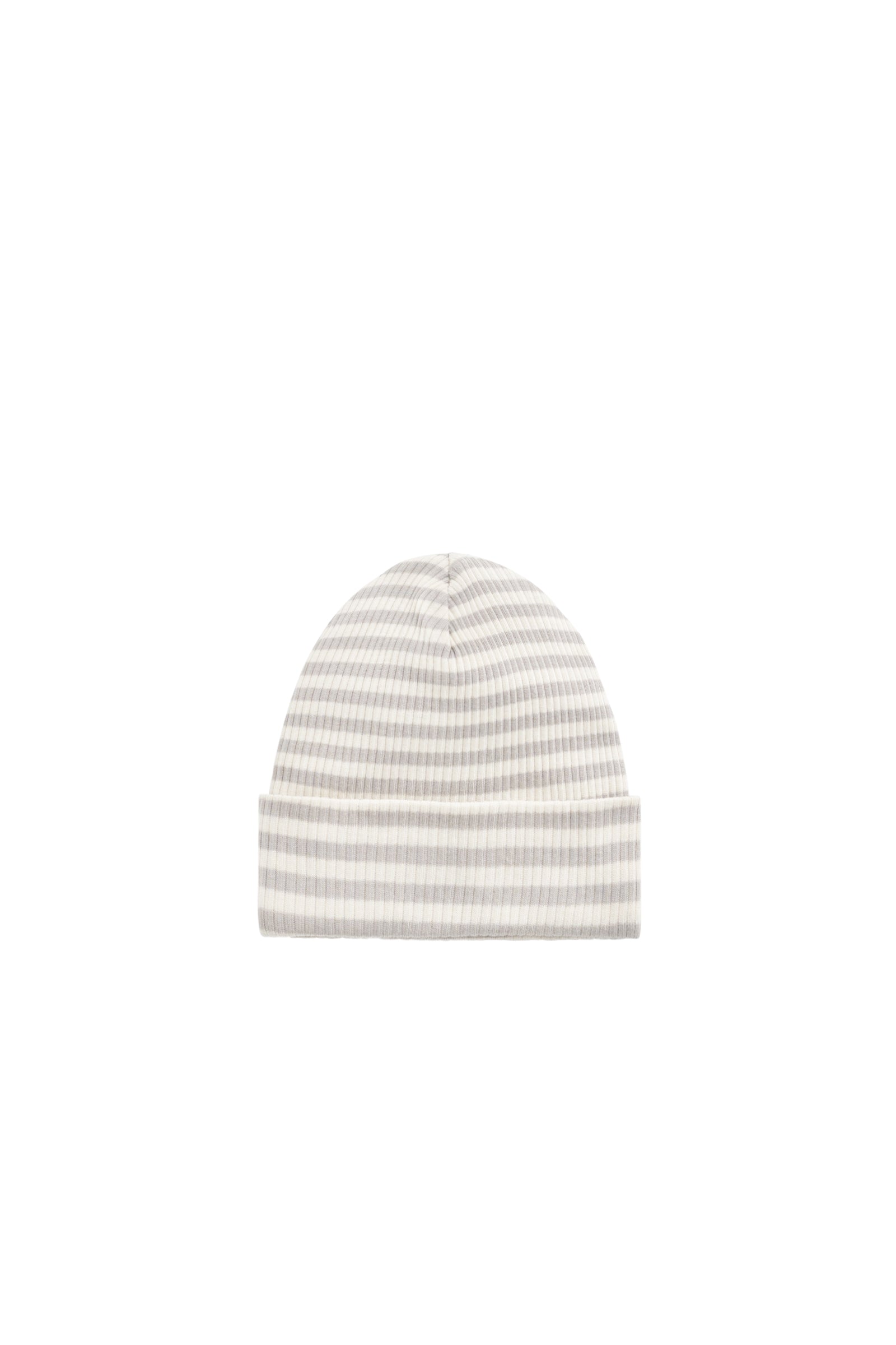 Organic Cotton Modal Lennon Beanie - Narrow Stripe Gazelle/Oat – Jamie ...