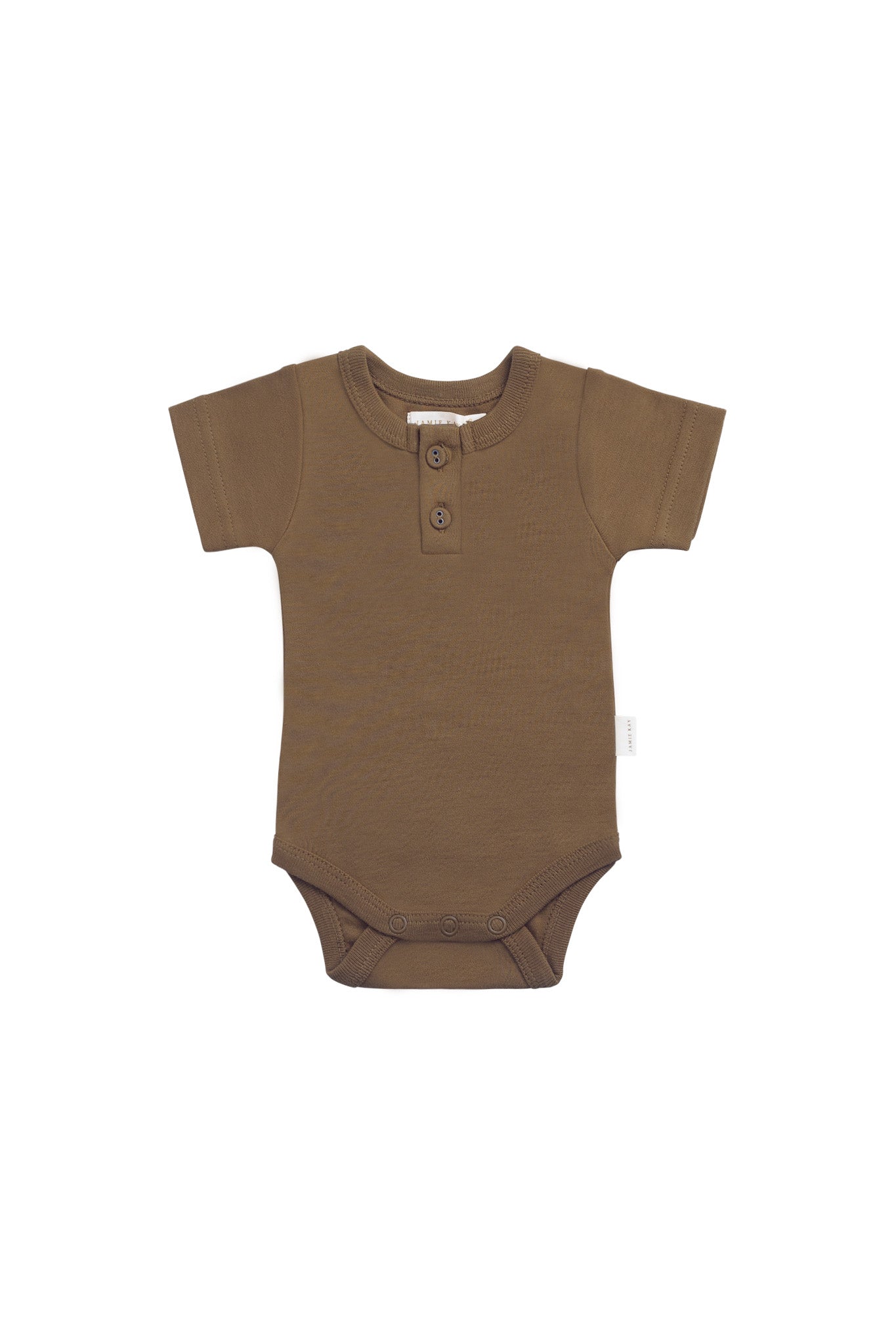Organic Cotton Darcy Tee Bodysuit - Autumn Bronze – Jamie Kay NZ