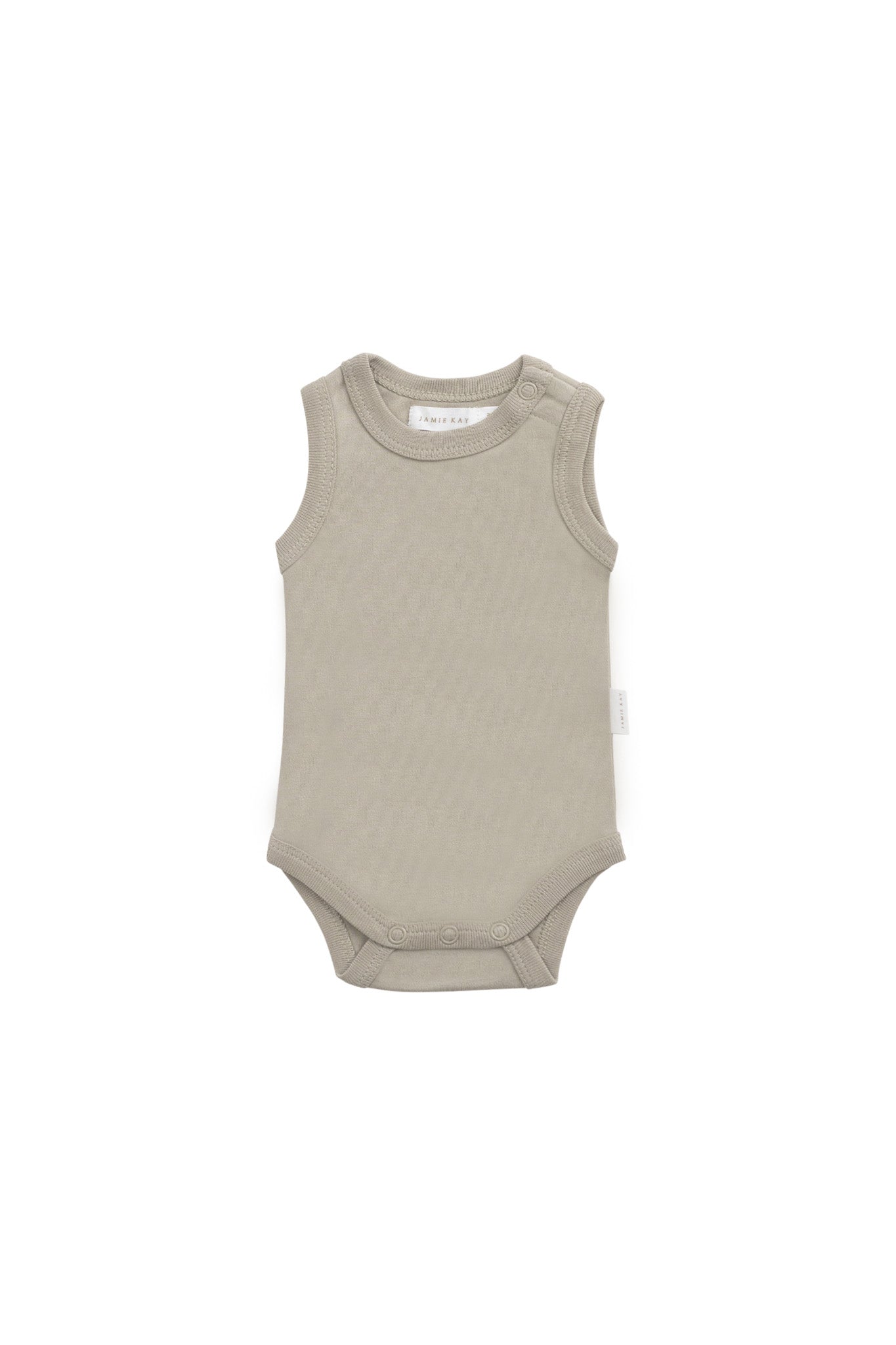 Organic Cotton Marlo Sleeveless Bodysuit - Sage – Jamie Kay NZ