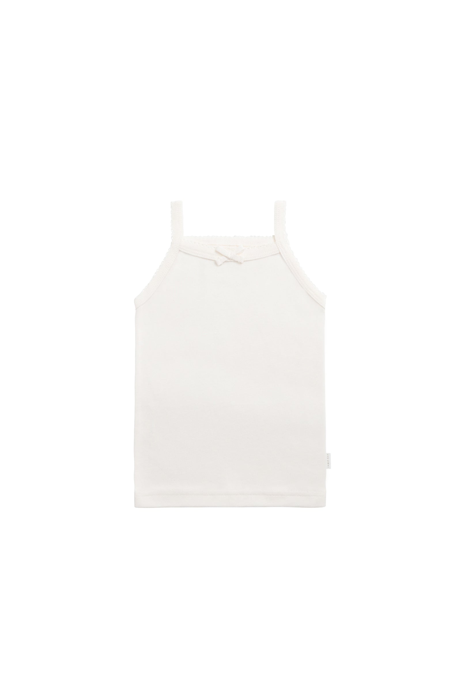 Organic Cotton Singlet - Milk – Jamie Kay NZ