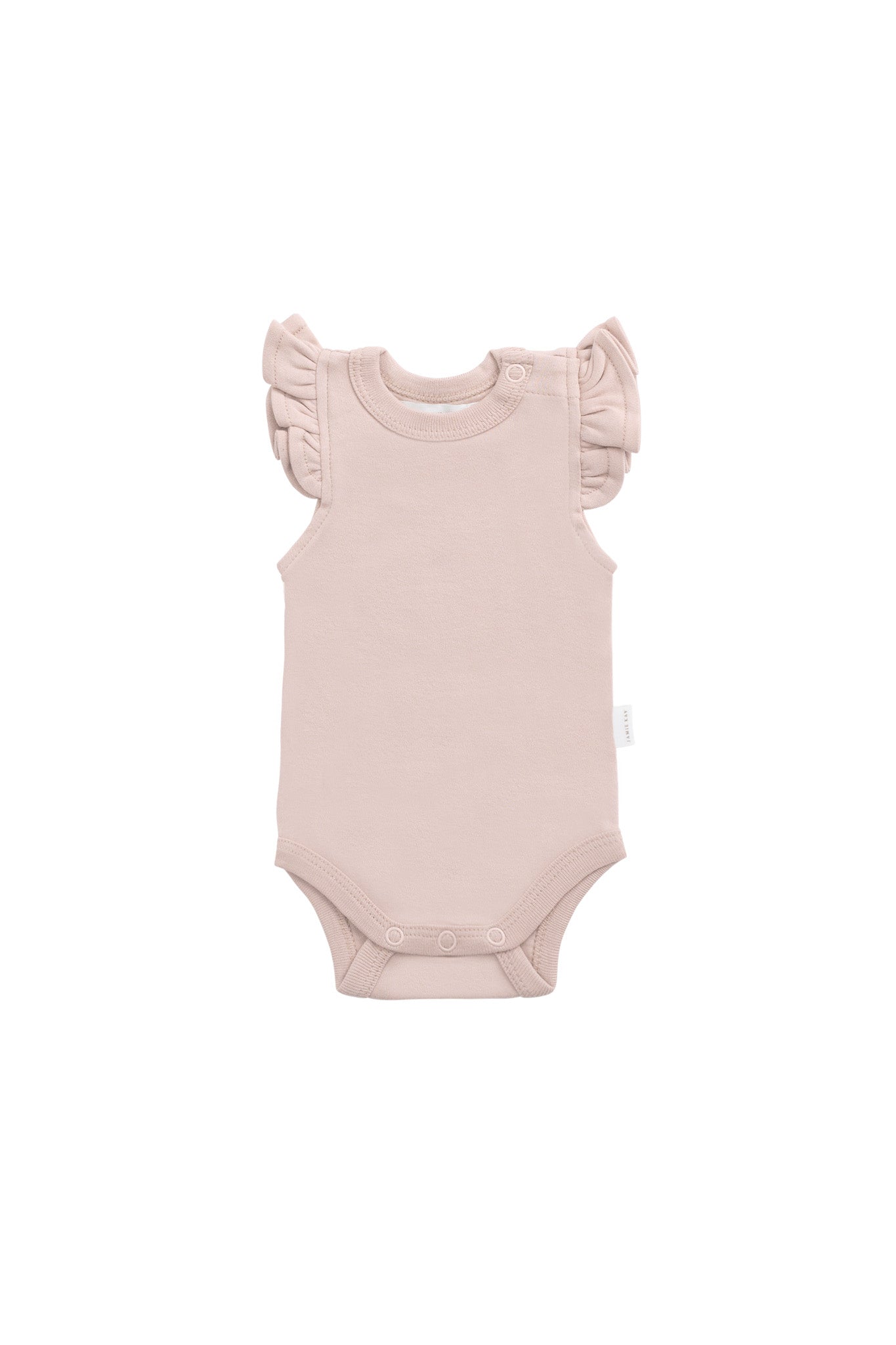 Organic Cotton Fleur Bodysuit - Shell Pink – Jamie Kay NZ