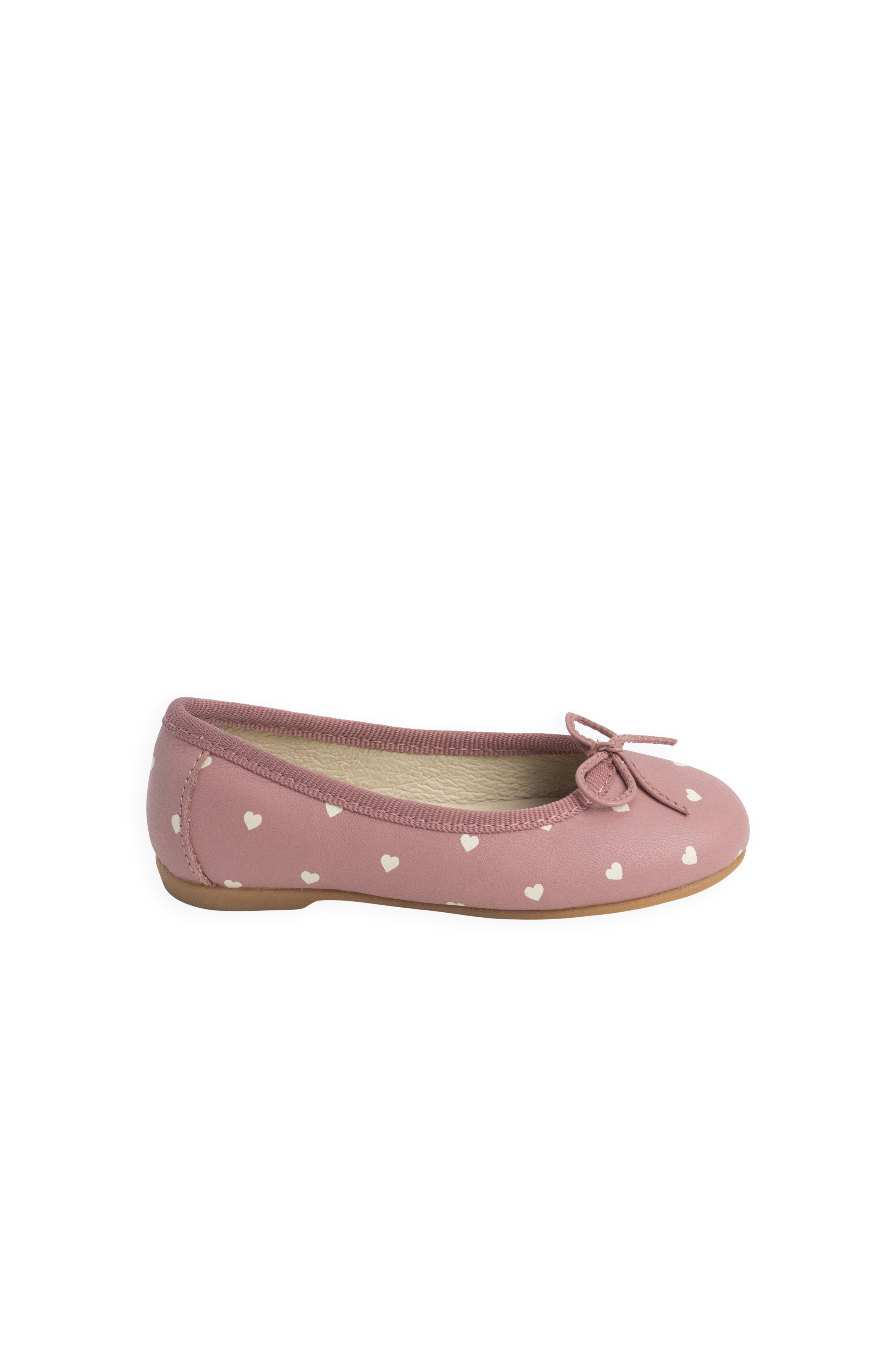 Zuri Ballet Flat - Petite Heart Rose – Jamie Kay NZ