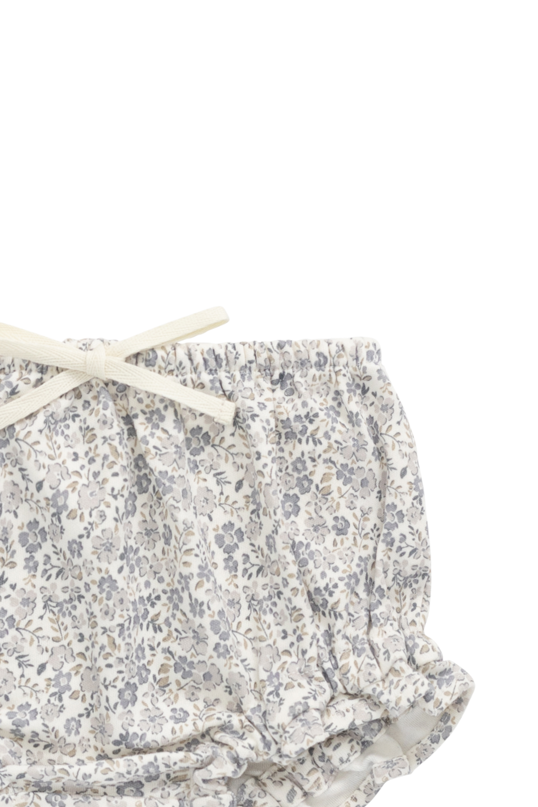 Organic Cotton Frill Bloomer - Tully Grey – Jamie Kay NZ