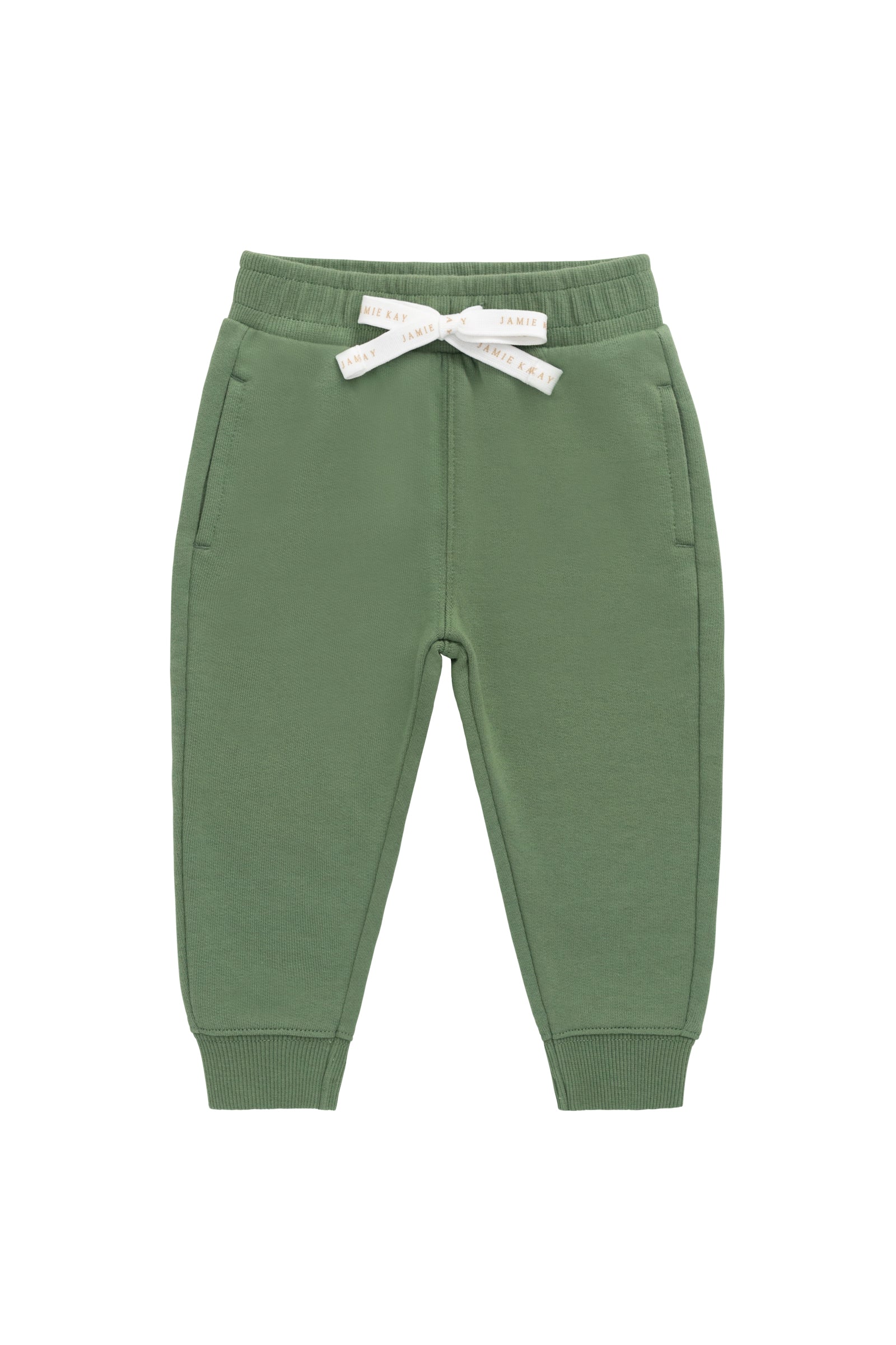 Organic Cotton Dominic Track Pant - Snow Pea – Jamie Kay NZ