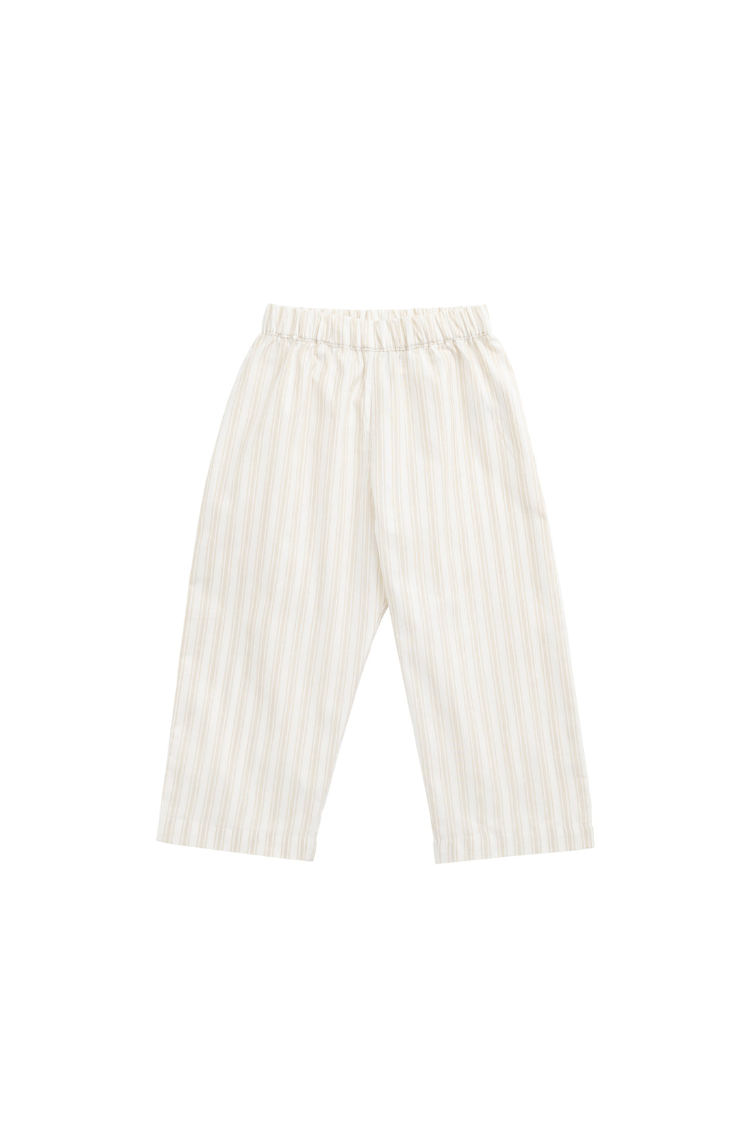 Organic Cotton Kingston Pant - Variegated Stripe Foam – Jamie Kay NZ