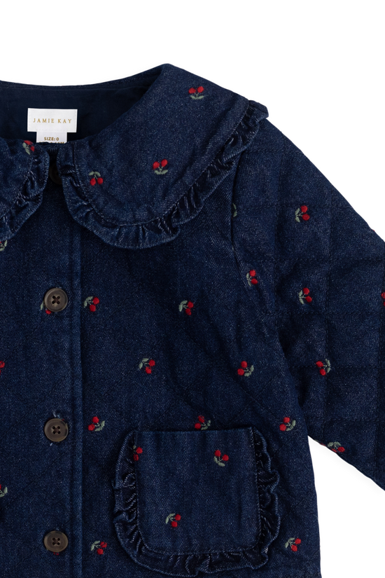 Amandine Jacket - Cerise Denim – Jamie Kay NZ
