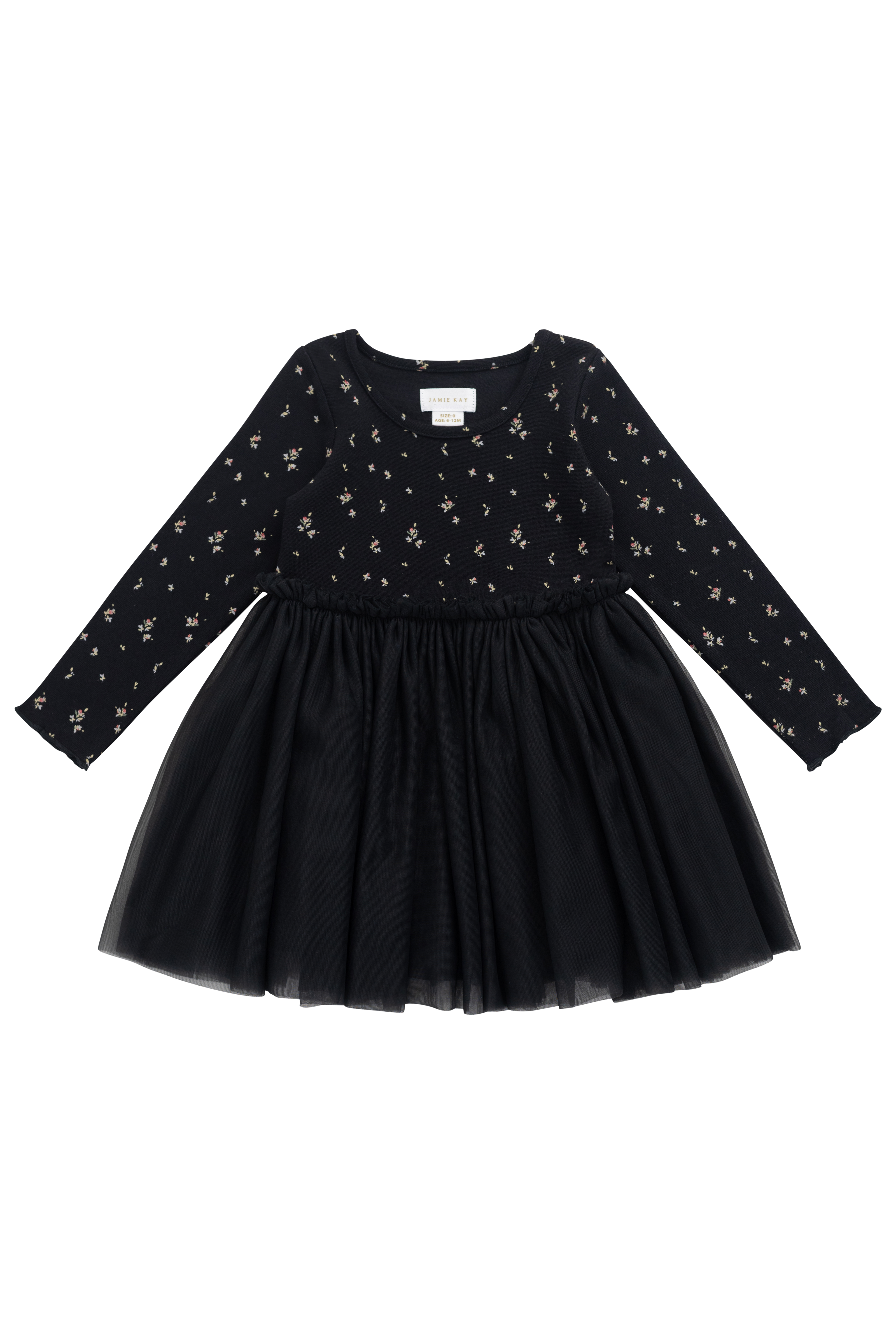 Anna Tulle Dress - Dina Ebony – Jamie Kay NZ