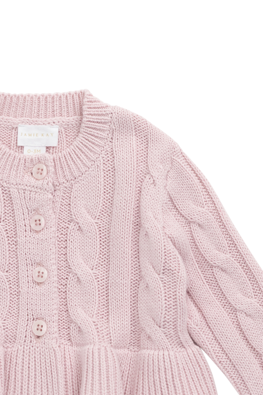 Harriet Cardigan - Frosted Petal – Jamie Kay NZ
