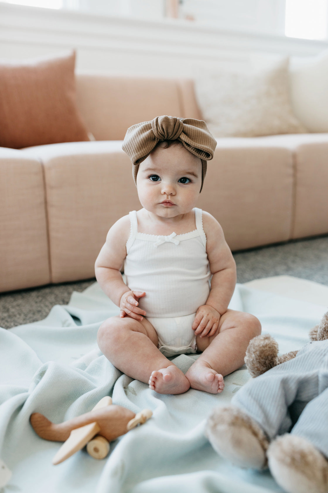 Organic Cotton Modal Singlet Bodysuit - Milk – Jamie Kay NZ