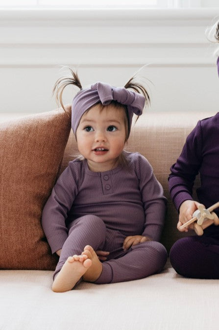 Organic Cotton Modal Headband - Mauve – Jamie Kay NZ